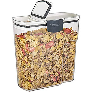 PrepWorks Progressive 4.5-Quart Plastic Cereal Keeper Container, Clear (2 Pack)