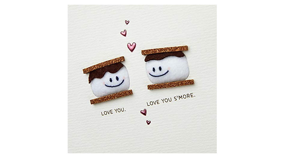 Hallmark Signature Love Card for Valentines & Anniversaries (S'mores)