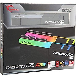 G.SKILL Trident Z RGB Series (Intel XMP) DDR4 RAM 16GB (2x8GB) 3600MT/s CL17-18-18-38 1.35V Desktop Computer Memory UDIMM (F4-3600C17D-16GTZR)
