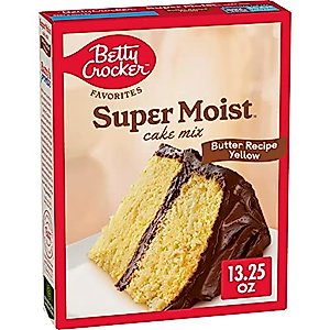 Betty Crocker Supermoist Butter Recipe Yellow Cake Mix, 13.25 OZ