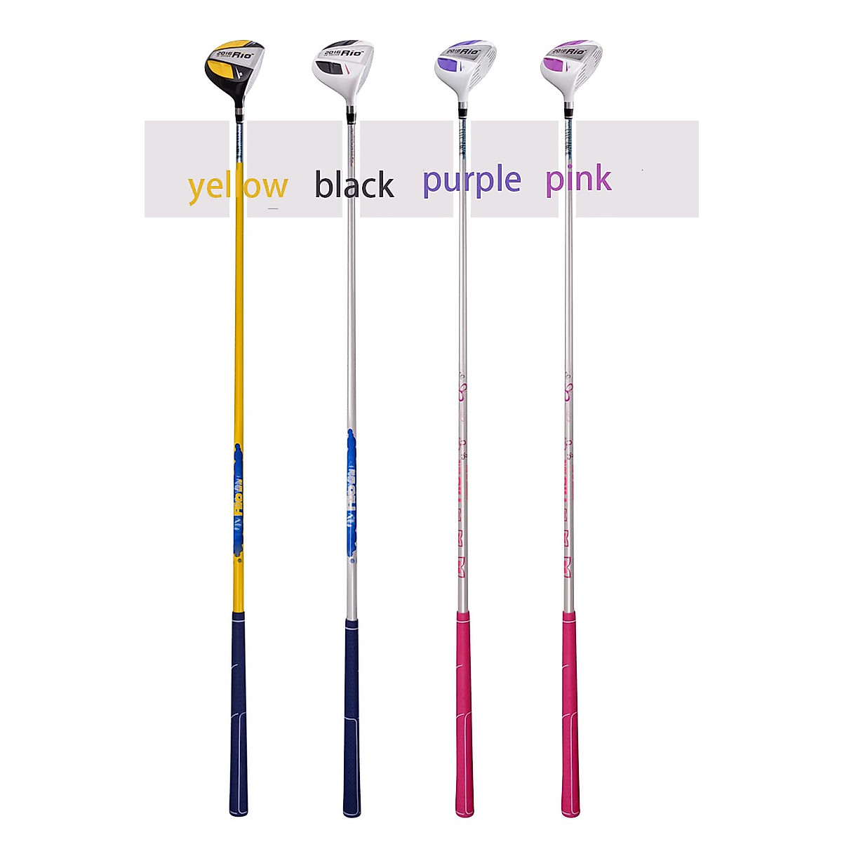 Golf Fairway Wood #1 Wooden Golf Club Wood Kids Golf Wood Driver Junior Golf Putter Golf Clubs for 3-12 Girls Boys (Pink,for Age 3-5)