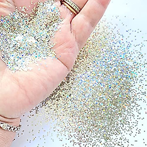 EcoGlimmer "DiscoBall Chunky" Cosmetic Biodegradable Eco Glitter - Plant-Based, Eco-Friendly Glitter Blend for Face, Body, Hair, Nails, and DIY Crafts - 15 Grams (1/2 Ounce)