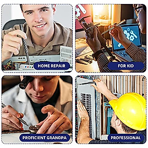 HengTianMei Precision Screwdriver Set, 128 in 1 Screwdriver Set with 120 Bits Magnetic Electronics Repair Tool Kit for iPhone Computer Laptop MacBook Tablet PS4 Xbox Nintendo Game Console PC