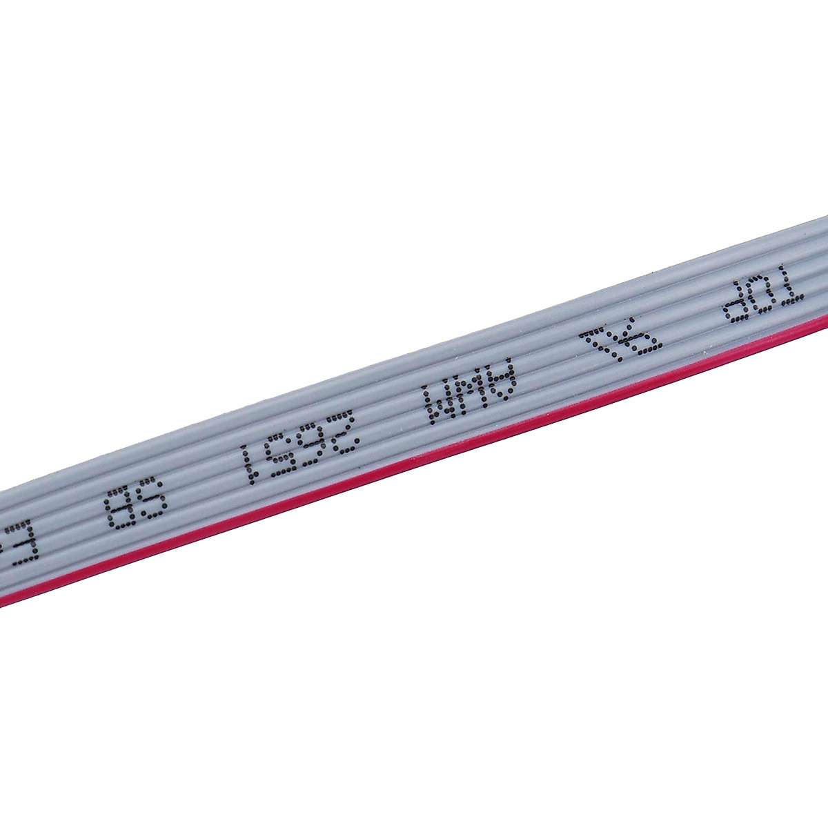 S SYDIEN 5Pcs Ribbon Cable with Black 2.54mm FC, 6 Pins F/F IDC Connector Flat Ribbon Cable, Dual Row Data Cable 30cm Length