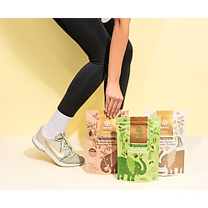 Elements Plant Based Vegan Vanilla Protein Powder - Meal Replacement Shake Made from Pure Organic Yellow Peas & Vanilla Bean Powder - Keto, Dairy Free, Soy Free, Paleo, and Non-GMO - 1lb - 14 Servings