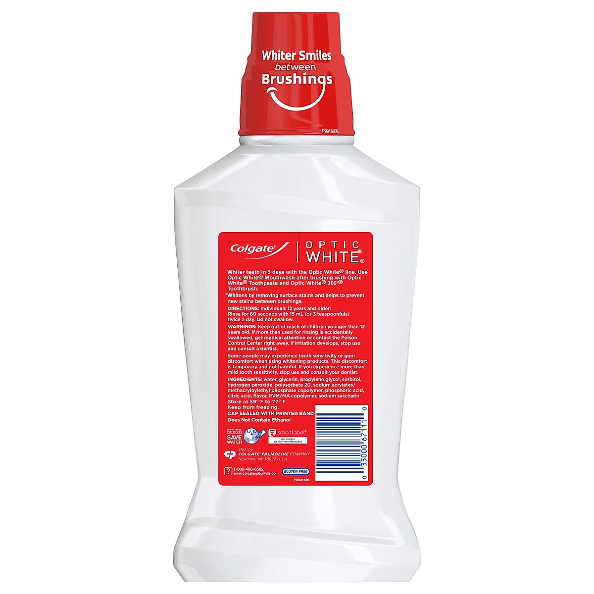 Colgate Mw Optic Whte 16z Size 16z Colgate Mw Optic Whte 16z