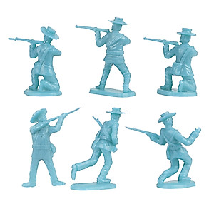BMC The Alamo Plastic Army Men - Texas vs. Mexico 37pc Soldier Figures
