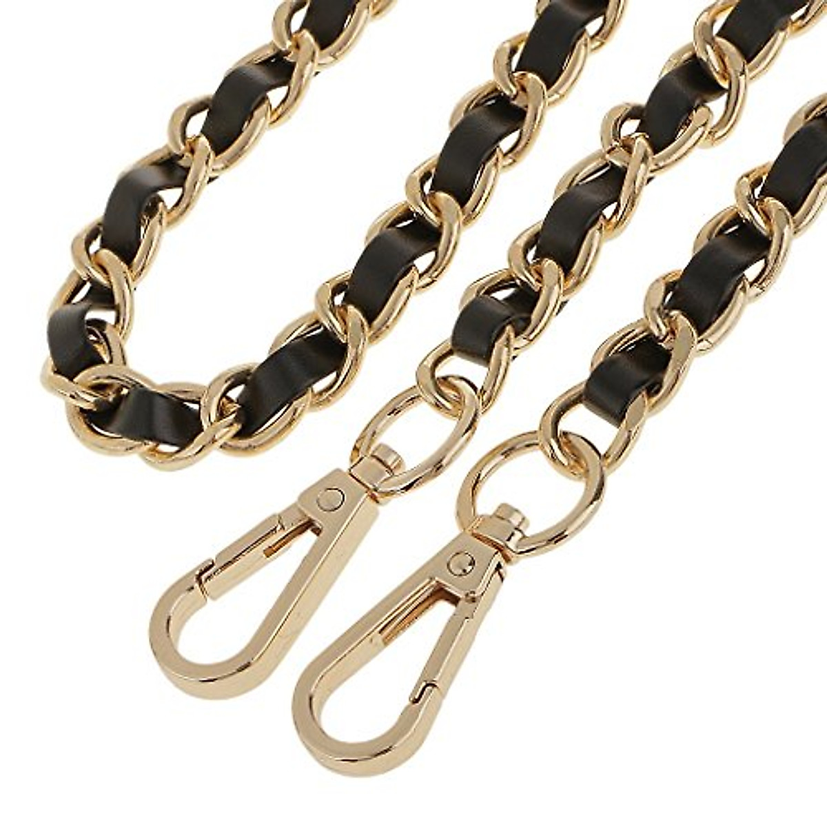 123Arts Chain Strap Iron Replacement Strap Handbag Shoulder Strap Bag Accessories with Drawstring Bag