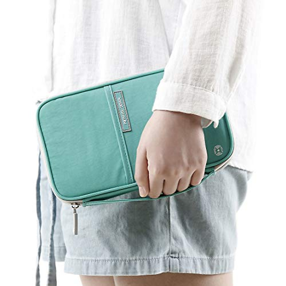 VanFn Passport Wallets and Cosmetic Bags, Makeup Bag Cosmetic Bag for Women Cosmetic Travel Makeup Bag Large Travel Toiletry Bag for Girls Make Up Bag Brush Bags Toiletry Bag