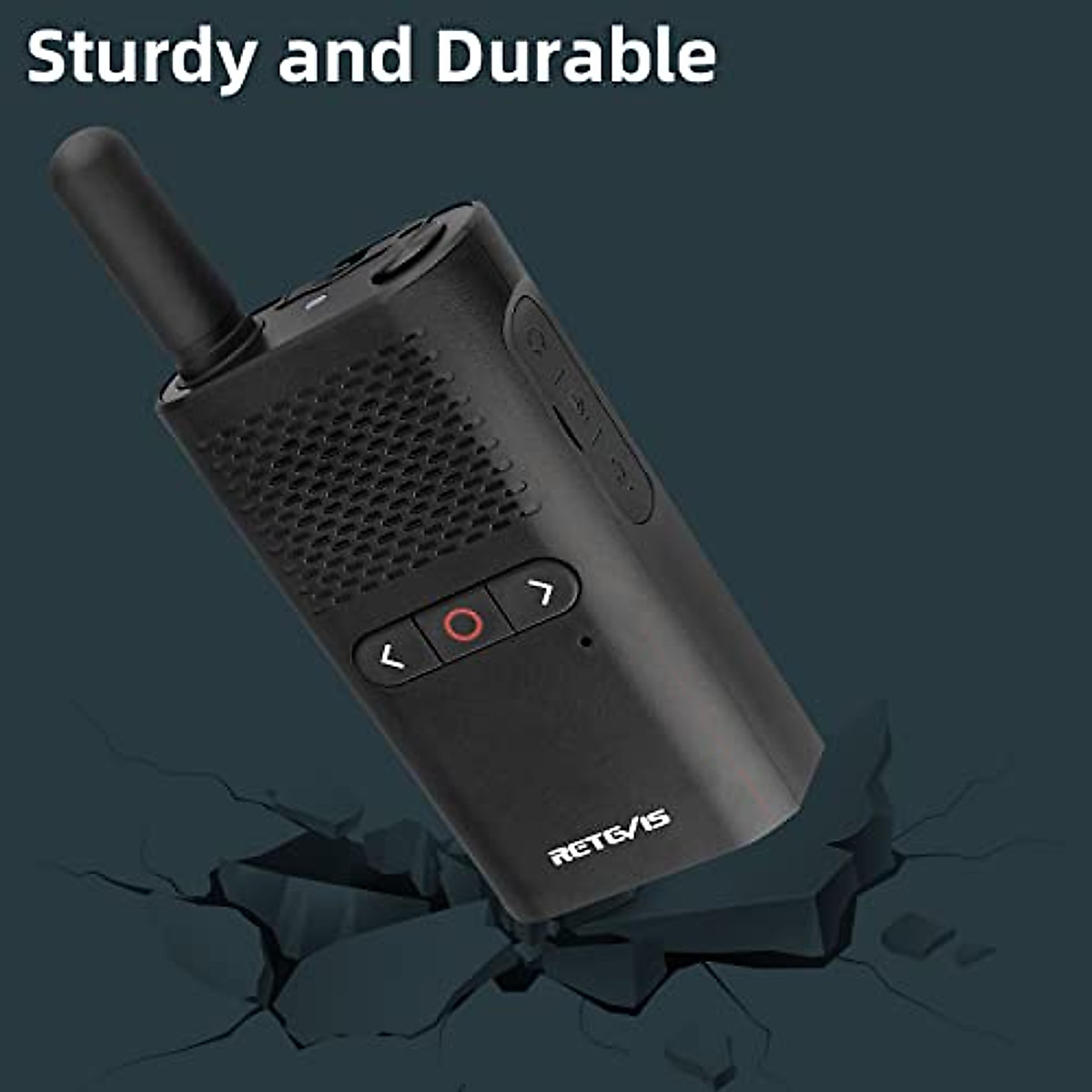 Retevis RB28B Walkie Talkies for Adults,Two Way Radios Long Range Rechargeable,1500mAh Battery,USB Charging,Mini 2 Way Radio Handheld for Easter Gifts Hiking Outdoor Camping Trip Hunting(4 Pack)