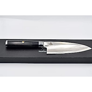 TAILOR MADE CHEF Deba Knife, 6.5 inch Fish Fillet Knife, Stainless Steel Single Bevel Chef Knife Japanese Kitchen Knife for Fish Cutting with Ergonomic Handle, Ultra Sharp