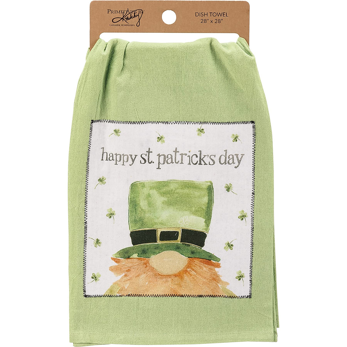Primitives by Kathy Happy St. Patrick's Day Kitchen Towel