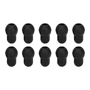 10pcs Stethoscope Ear Tips Universal Replacement 2.5mm Silicone Stethoscope Earplugs for 5mm Ear Hooks