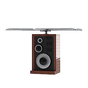 ICEBRICKS Figure Helicopter Speaker Building Block, Cool Flying Speakerman Building Set,Game Model Cameraman Battle Toilet Man,Halloween Collection Toy Gift for Boys,Girls (176 Pcs)