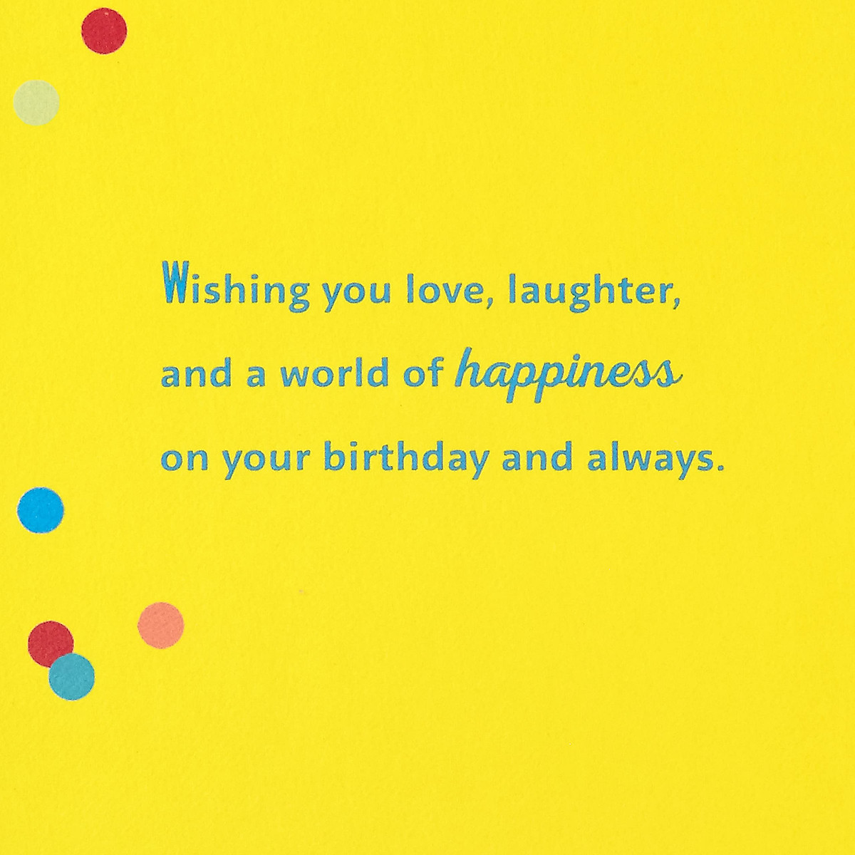 Hallmark Birthday Card (Happy You Day)