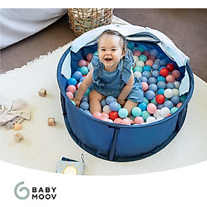 Babymoov Babyni Playpen, Activity Gym & Napper with Pop-Up System, 6 Toys and UPF 50+ Protection for Outdoor & Indoor Use