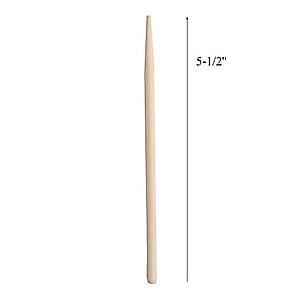Yesland 1000 Pack Candy Apple Sticks - 5.5 Inch 5mm Sturdy Bamboo Sticks for Caramel - Wooden Skewer Sticks for BBQ, Corn Dog, Corn Cob, Cookie, Lollipop & Kabob