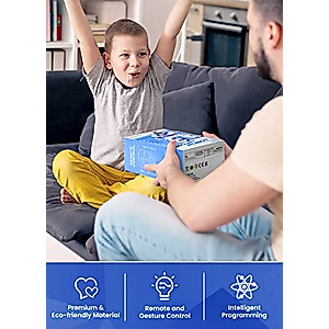 EduCuties Robot Toys for Kids,Programmable Remote Control Smart Walking Dancing Robot Toy Gift with Gesture & Sensing for Age 4 5 6 7 8 9 10 Year Old Boys for Birthday Gift Present