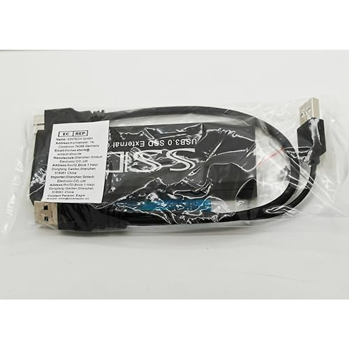 Sintech USB 3.0 24pin SSD External Case,Compatible for SSD from 2012 Year MacBook PRO Retina (Not Fit 12+16Pin Late 2013-2015 Year MacBook PRO SSD)