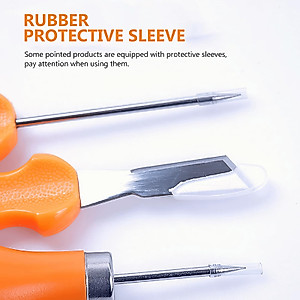 ONEVER Pumpkin Carving Kit Tools Halloween, Professional Heavy Duty Carving Set Pumpkin Carving Knife, Stainless Steel Double-side Sculpting Tool Carving Kit for Halloween Decoration for Halloween