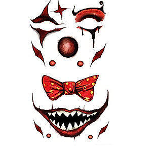 Halloween Realistic Temporary Costume Make Up Face Metallic Tattoo Kit Men or Women - (Mermaid) - 2 Kits