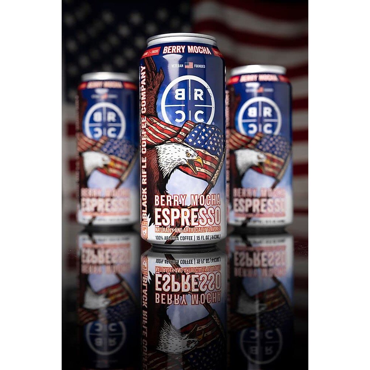 Black Rifle Coffee RTD (Berry Mocha Espresso, 15 Fl Oz (Pack of 12))