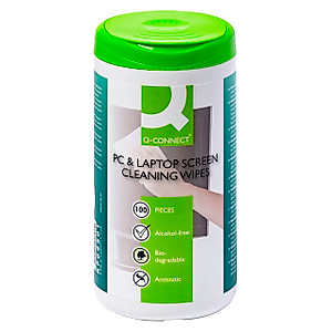 Q-Connect Screen and Keyboard Wipes (Pack of 100) KF04501
