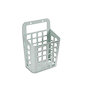 Yardwe Hanging Laundry Hamper Wall Mount Dirty Clothes Basket Foldable Dirty Clothes Sorter Container (Small, Green)