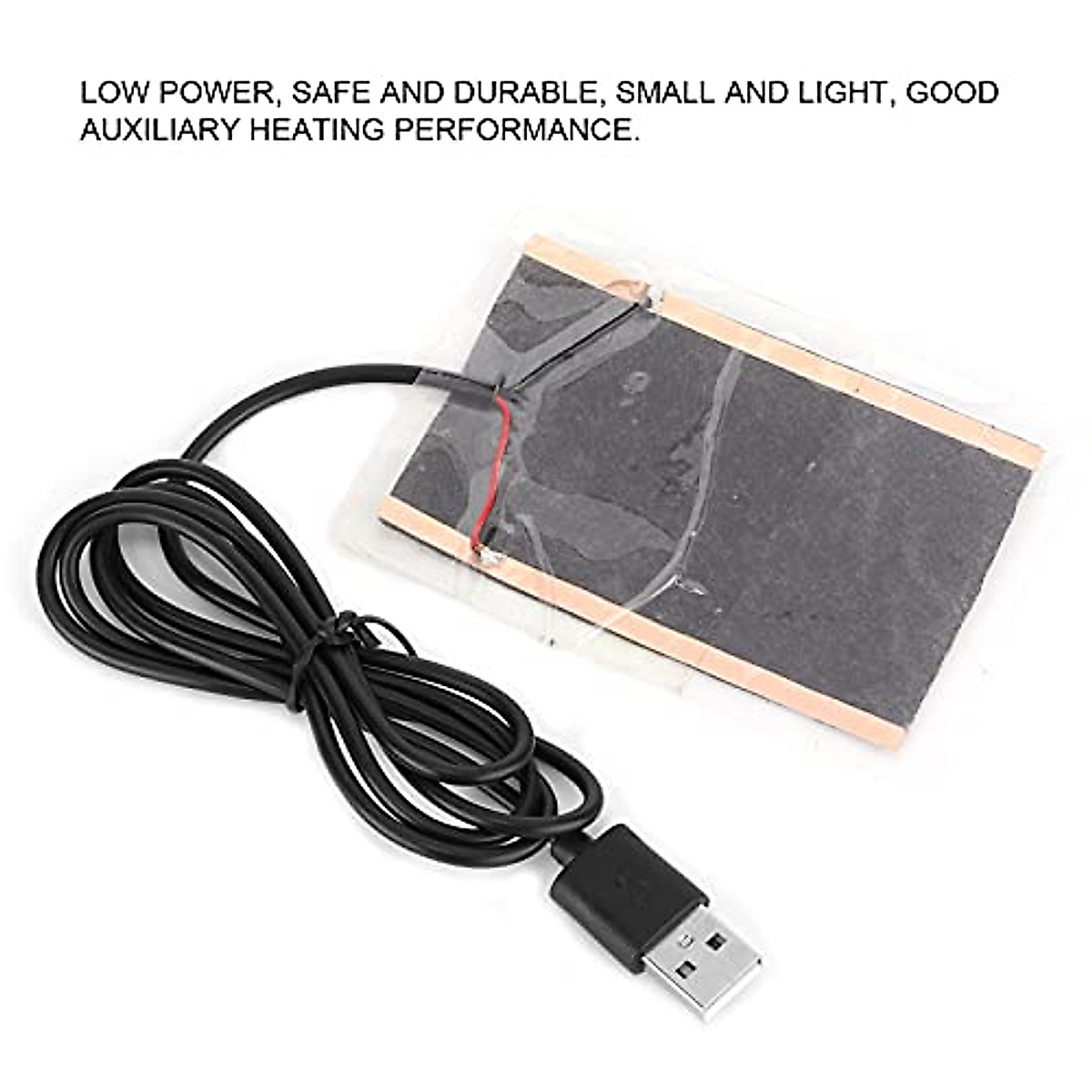 Heat Pad For Reptiles, 5W Portable Heating Pad Carbon Fiber Reptile Heating Pad 45˚C USB Heating Film Heat Mat For Reptiles Low Power Heat Pad For Home Outdoors Daily Use