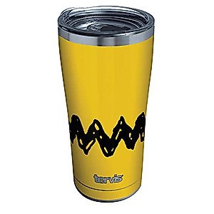 Tervis Peanuts-Charlie Stripe Triple Walled Insulated Tumbler, 20 oz, Stainless Steel