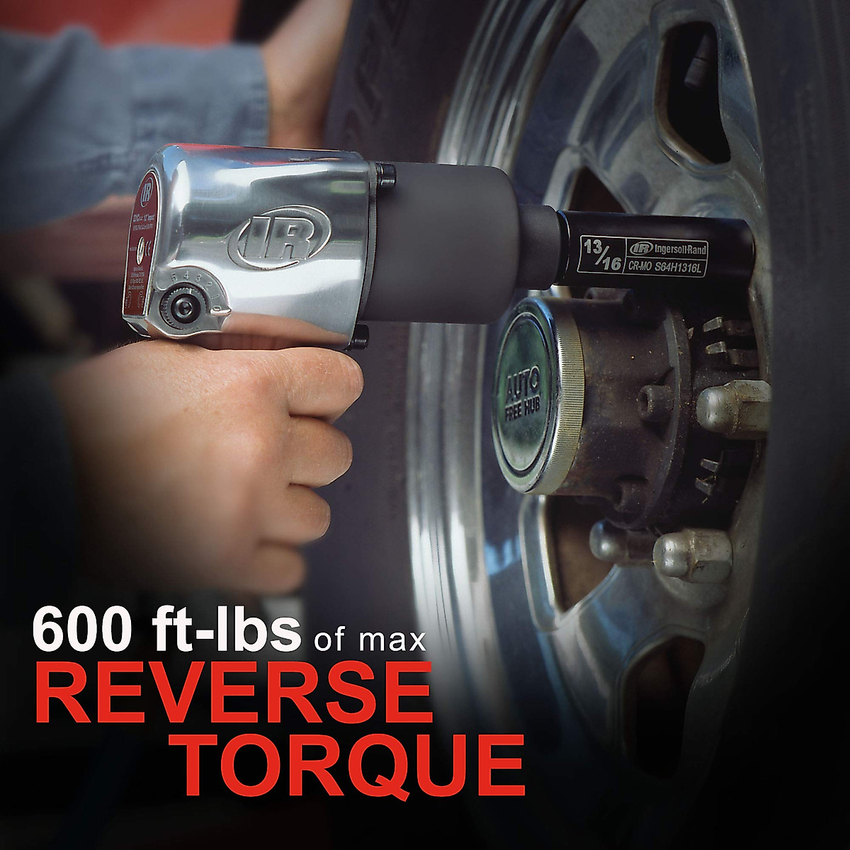 Ingersoll Rand 231C 1/2” Drive Air Impact Wrench & 301B Air Die Grinder – 1/4", Right Angle, 21,000 RPM, Ball Bearing Construction, Safety Lock, Aluminum Housing, Lightweight Power Tool, Black