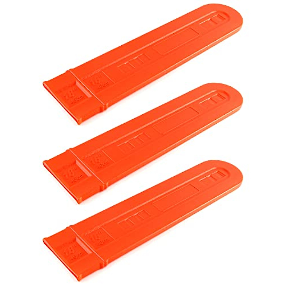 QWORK Chainsaw Chain Cover, 3 Pack 18 Inch Chain Chainsaw Saw Bar Scabbard Cover