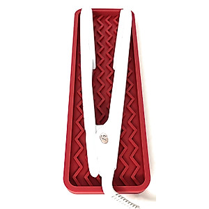 Happitasa Silicone Kitchen Sink Organizer Tray and Sponge Holder | Zigzag Style (Cool Grey, 12" x 4")