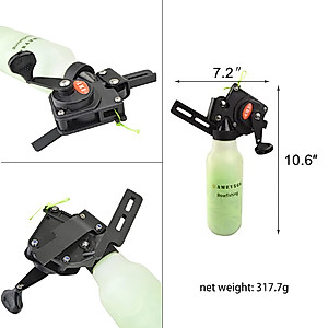 ZSHJGJR Archery Bowfishing Reel Spincast Reel Bowfishing Tool with 40m Fishing Rope Fishing Arrows Kit for Compound Recurve Bow Fishing Hunting Accessory