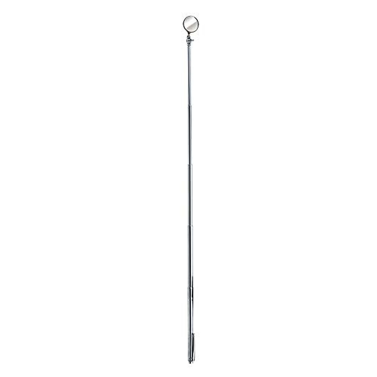 Ullman A-2T Circular Telescoping Pocket Inspection Mirror, 7/8" Diameter, 4-1/2" to 18" Extended Handle Length