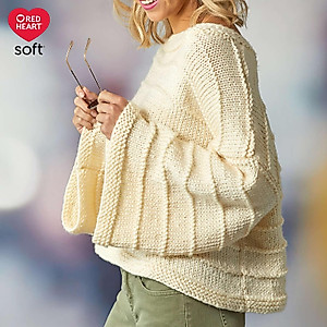 Red Heart Soft Yarn, Black (E728.4614)