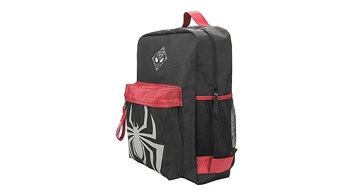 Marvel Miles Morales Backpack with Reflective Logo and Mask