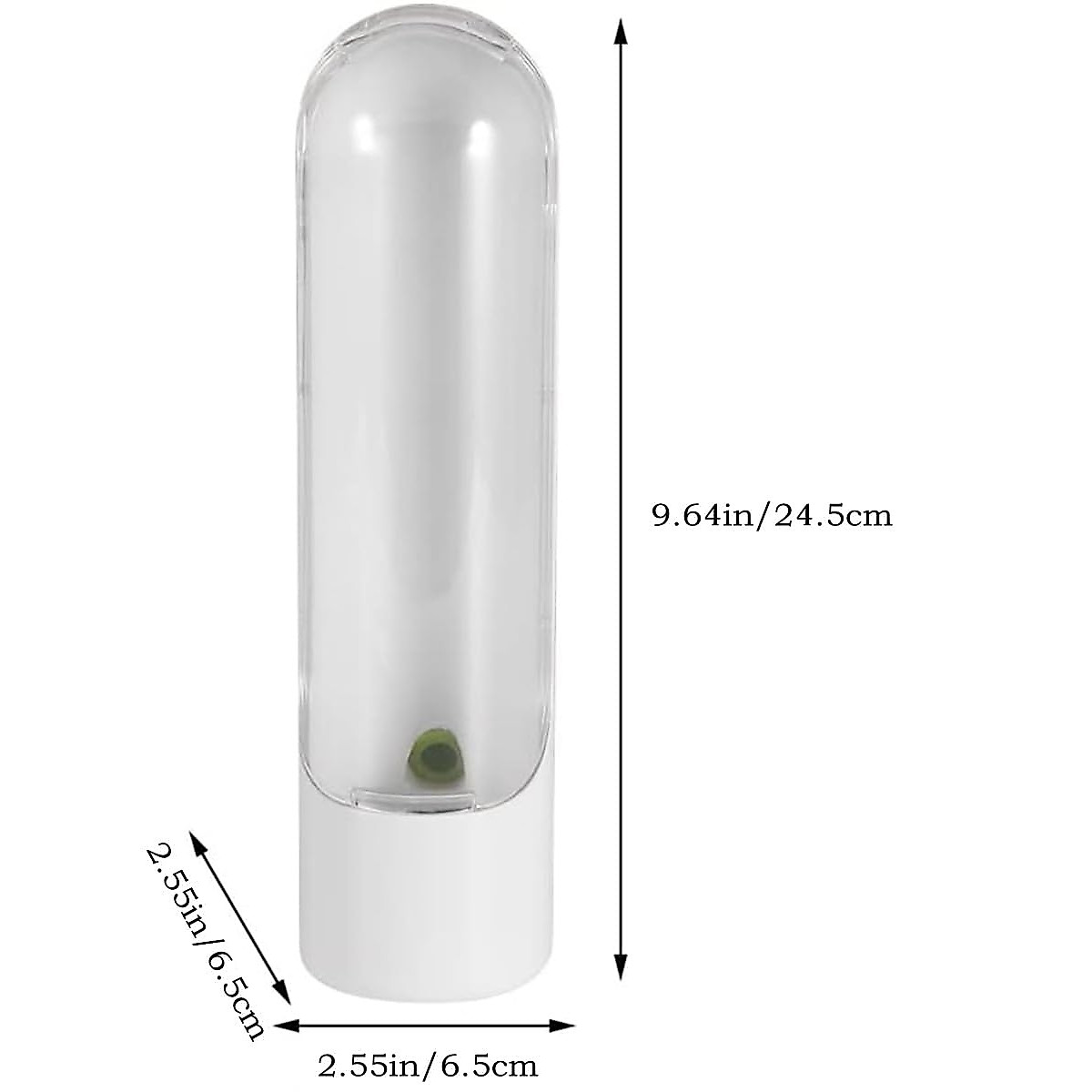 Herb Saver for Refrigerator, Fresh Herb Keeper, Herb Saver Pod Containers, Herb Fresh Keeper for Refrigerator,Herb Storage for Cilantro,Parsley, Asparagus,Keeps Vegetables Fresh for 2-3 Week