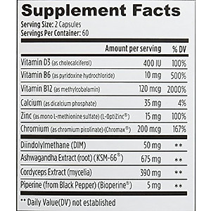 Weider Prime Testosterone Supplement for Men, Healthy , Support to Help Boost Strength and Build Lean Muscle, 120 Capsules