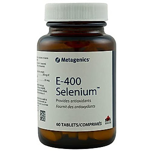 Metagenics E-400 Selenium, Antioxidant Supplement with Vitamin E to Help Support Cellular Health - 60 Tablets, 2 Month Supply