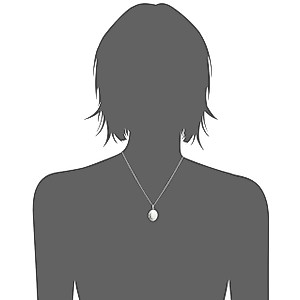 Amazon Essentials Sterling Silver Polished Oval Locket Necklace, 18" (previously Amazon Collection)