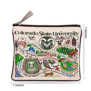 Catstudio Colorado State University Collegiate Zipper Pouch Purse | Holds Your Phone, Coins, Pencils, Makeup, Dog Treats, & Tech Tools