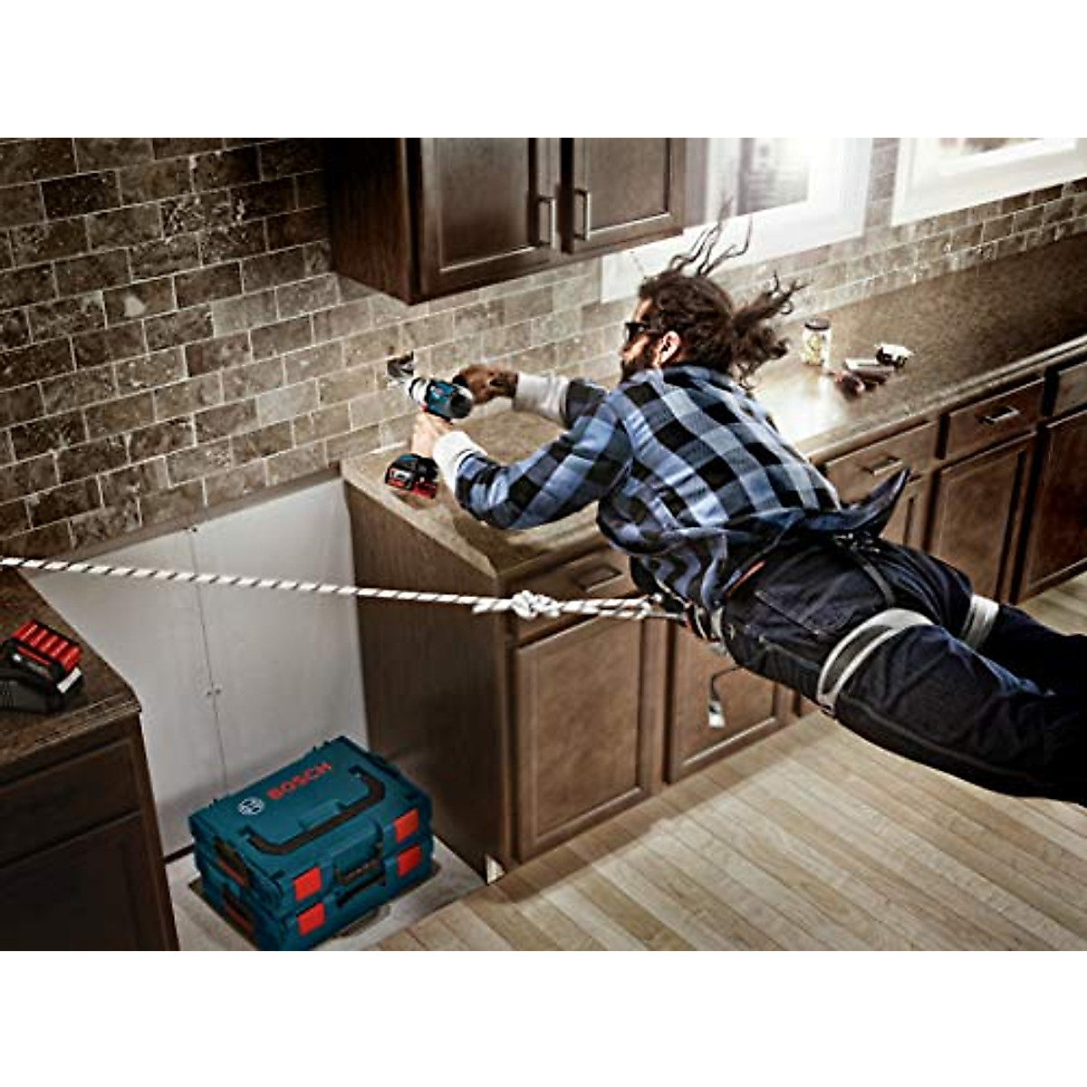 Bosch HCBG500 5 Piece BlueGranite Carbide Hammer Drill Bit Starter Set