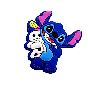 44 PCS Cartoon Charms for Girls Boys Kids Cartoon Croc Charms PVC Anime Pins Shoe Charms for Clog Sandals Bracelet Wristband Decoration Accessories Birthday Gift