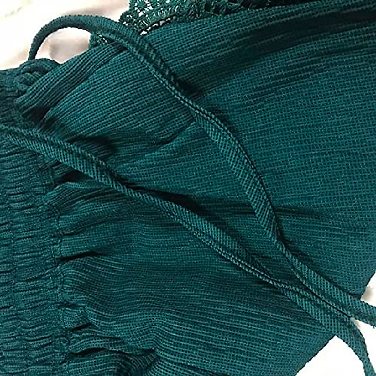 2pcs Beach Hots for Women, Womens Comfy Drawstring Mid Waisted Shorts Linen Blend Lightweight Summer Shorts with Lace Green