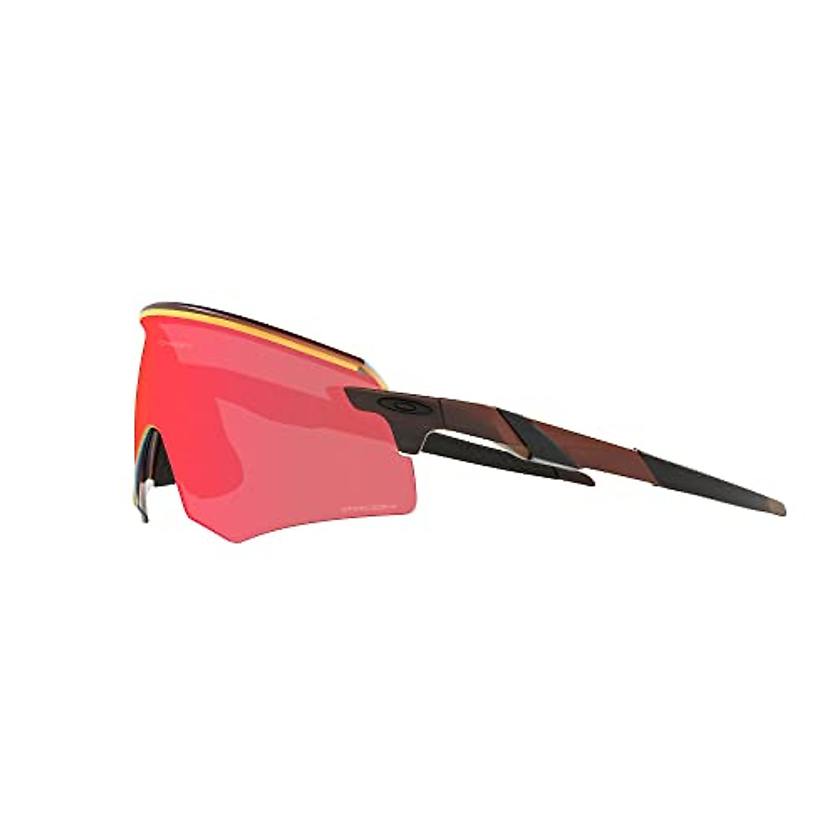 Oakley Men's OO9471 Encoder Rectangular Sunglasses, Matte Red Colorshift/Prizm Trail Torch, 36 mm