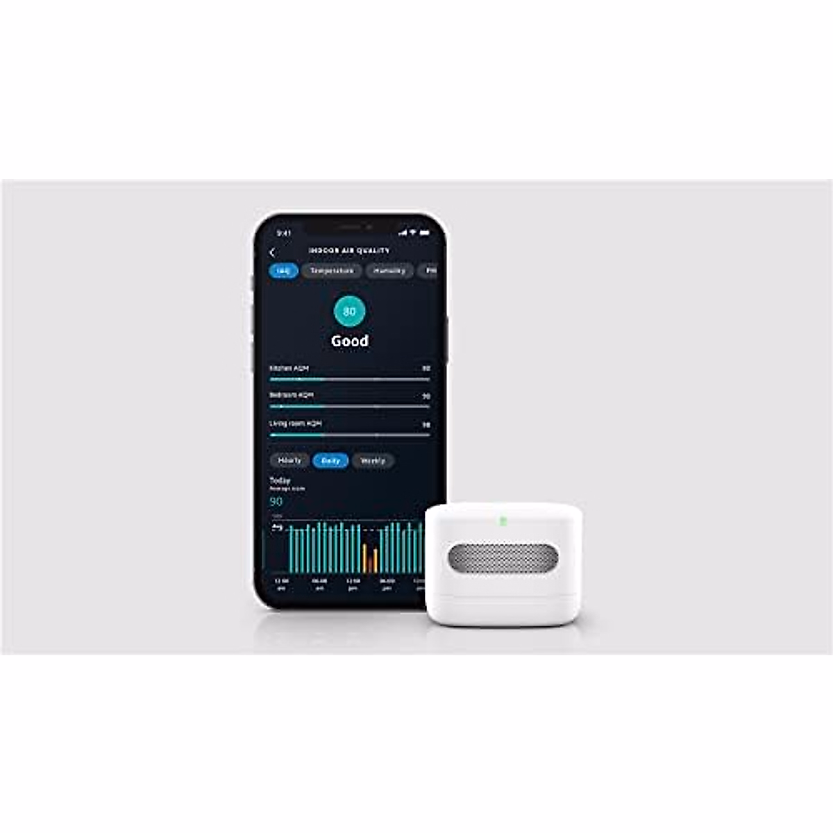Amazon Smart Air Quality Monitor with Echo Pop