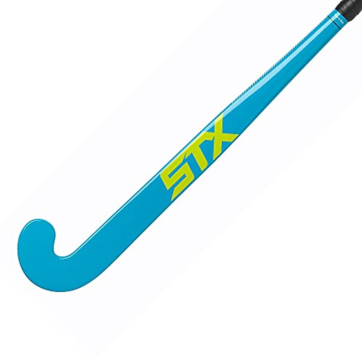 STX Field Hockey Start Pack - Junior with 34" Stick, Shin Guards, Bag & Balls, Black/Teal (FH 962 BE/34)