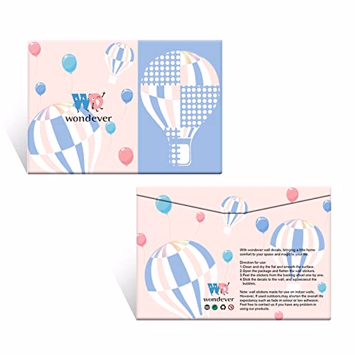 wondever Wolf and Moon Wall Stickers Wolves Mountain Peel and Stick Wall Art Decals for Bedroom Living Room Baby Nursery