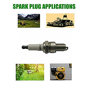 Spark Plug for NGK BPR6ES BP6ES TORCH F6RTC F6TC Campion RN9YC, for Honda Gx160 Gx200 GX 270 Gx390 Predator 212 Champion Generac Generator